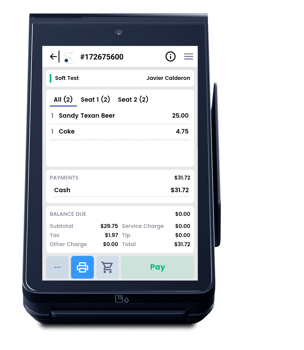 Handheld Order & Pay | SoftPoint